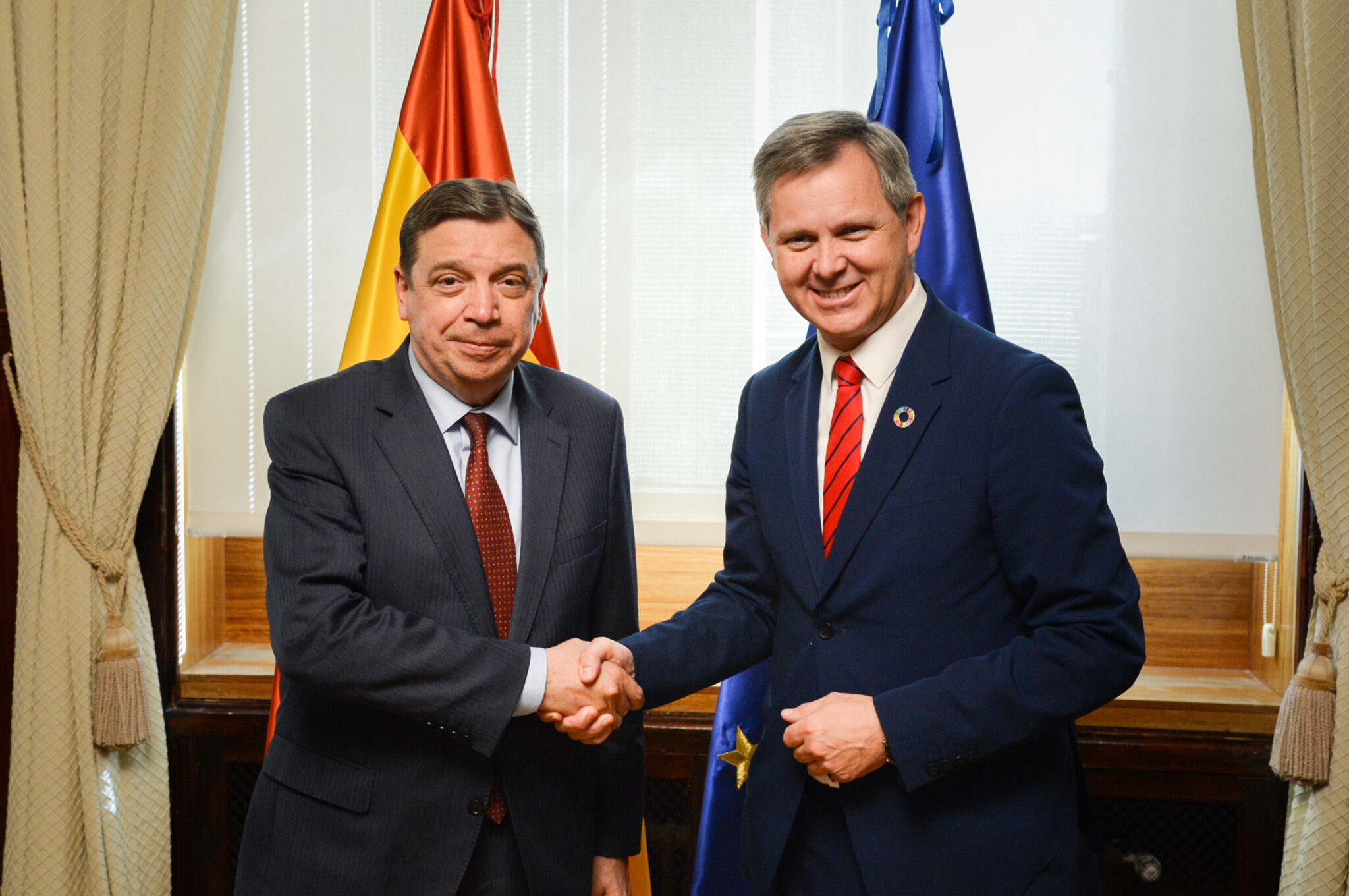 Luis Planas se reúne con el presidente de Mercasa, José Miñones – Mercasa